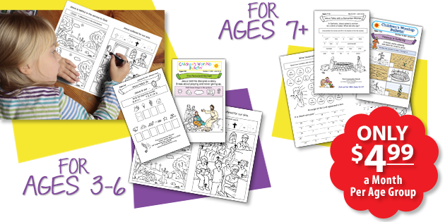Children's Worship Bulletins